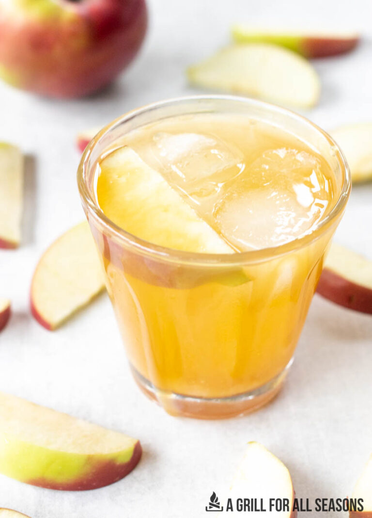 Caramel Vodka Apple Cider Cocktail | A Grill for All Seasons