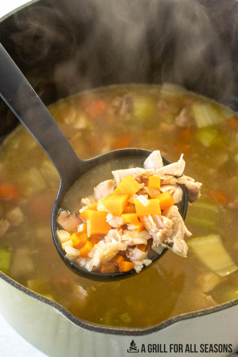 Smoked Chicken Soup | Easy Homemade Recipe