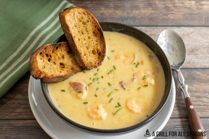 Shrimp and Corn Bisque Recipe : Easy Chowder!