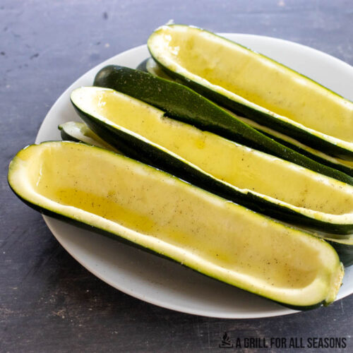 Stuffed Zucchini with Rice | A Grill for All Seasons