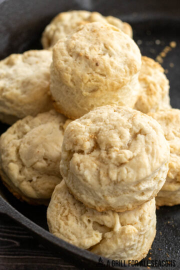 Cast Iron Biscuits Recipe | Flaky Skillet Biscuits