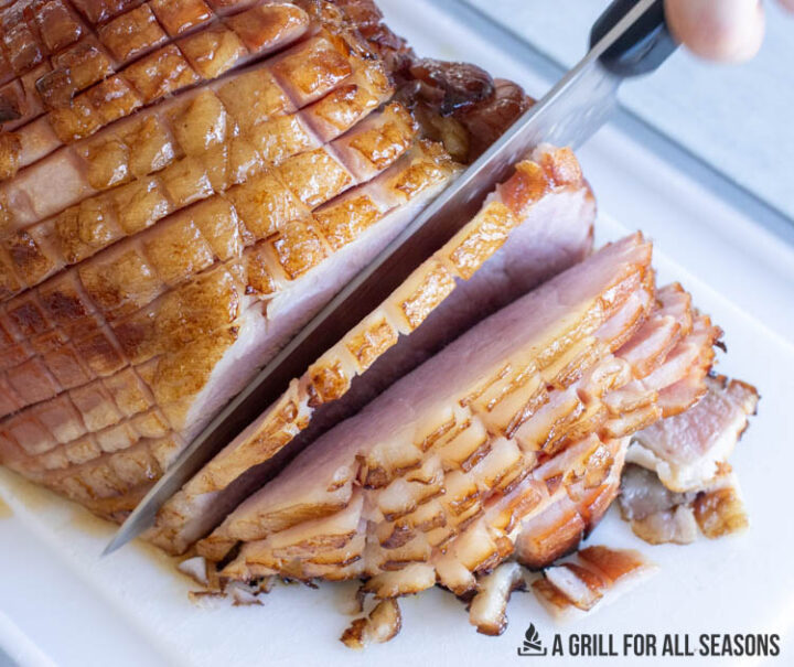 Easy Glazed Traeger Smoked Ham Recipe