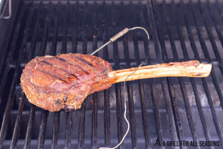 Best Tomahawk Smoked Steak Recipe : Reverse Seared Ribeye