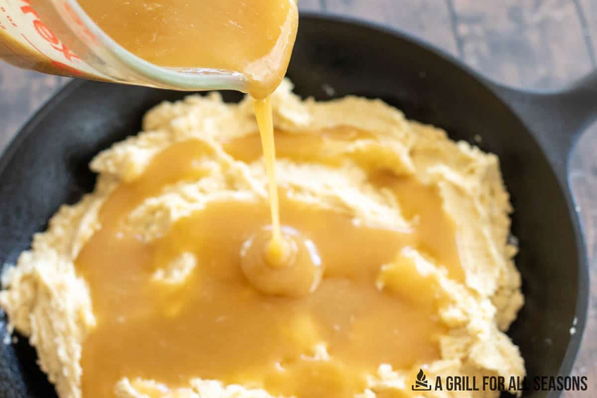 Smoked Caramel Cake | Easy Smoked Cake Recipe