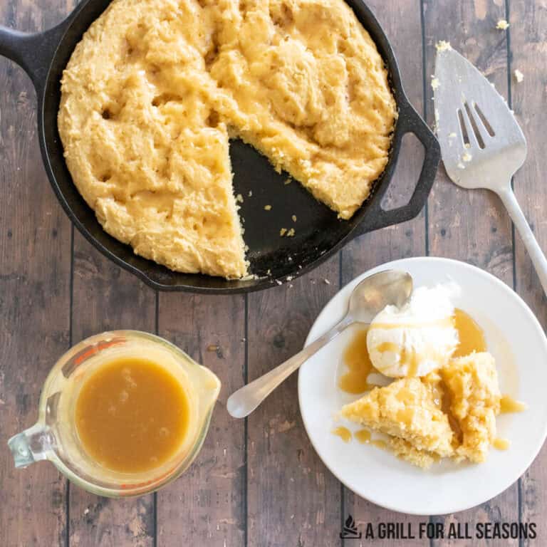 Smoked Caramel Cake | Easy Smoked Cake Recipe
